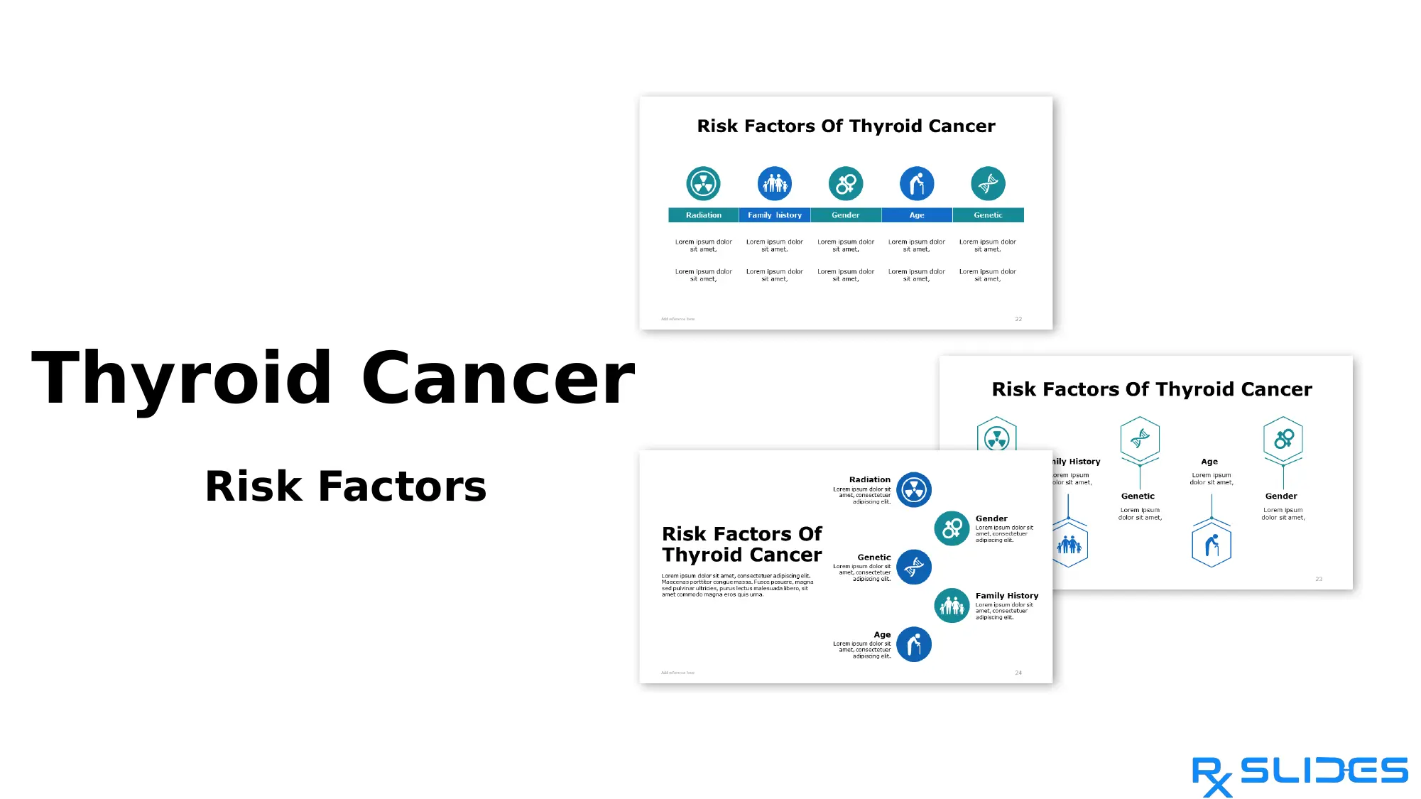 Download Thyroid Cancer PowerPoint Template|RxSlides